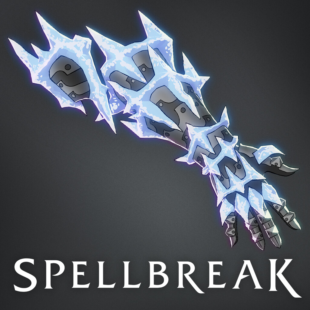 ArtStation - Spellbreak Frost Gauntlet Concepts and Model
