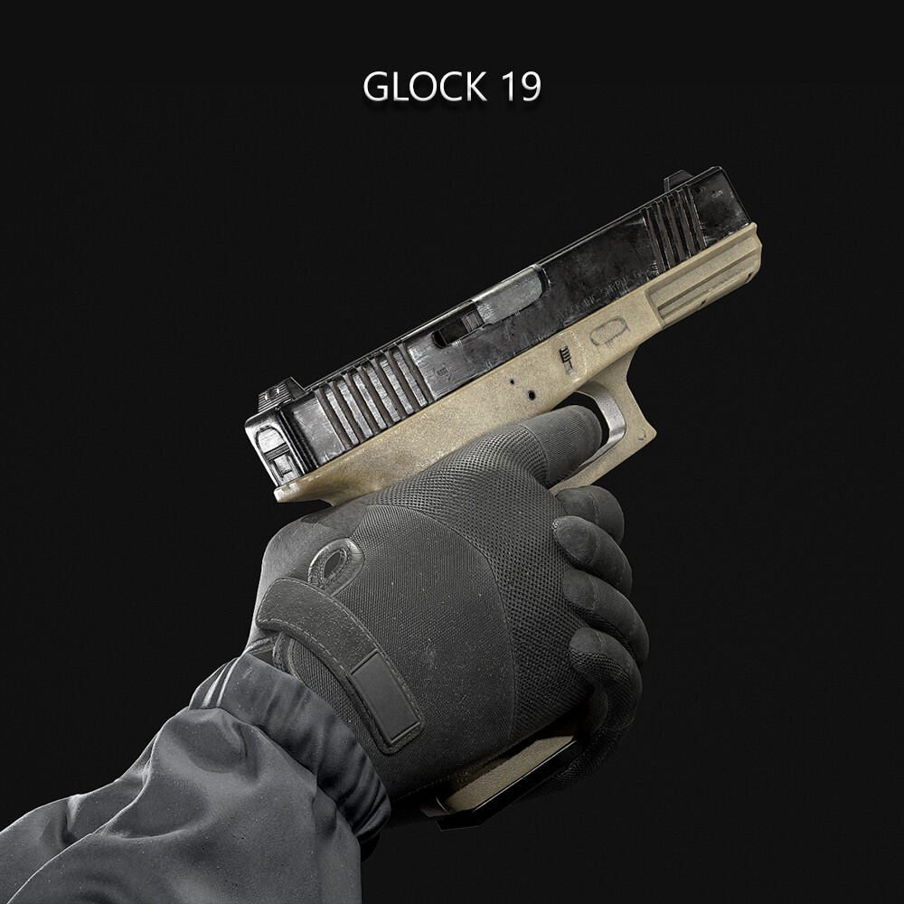 ArtStation - Glock 19 Pistol
