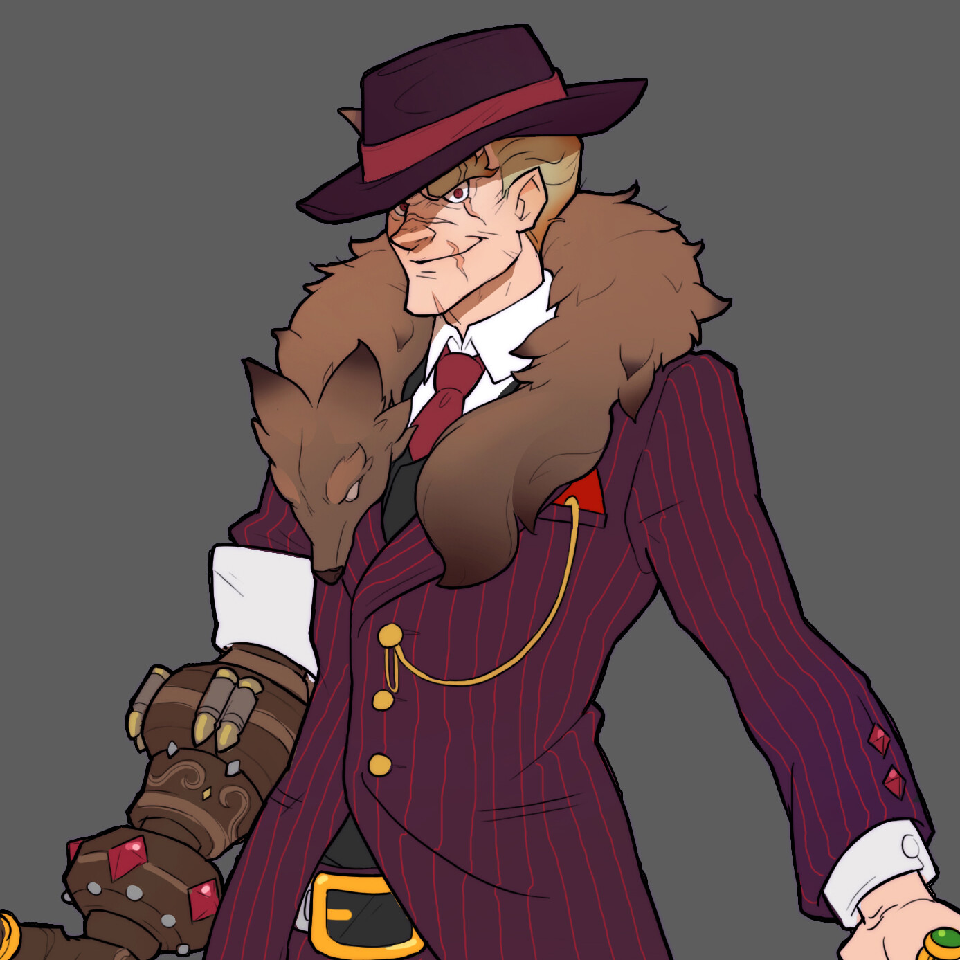 ArtStation - Heroes of the Storm - Wiseguy Junkrat Concept