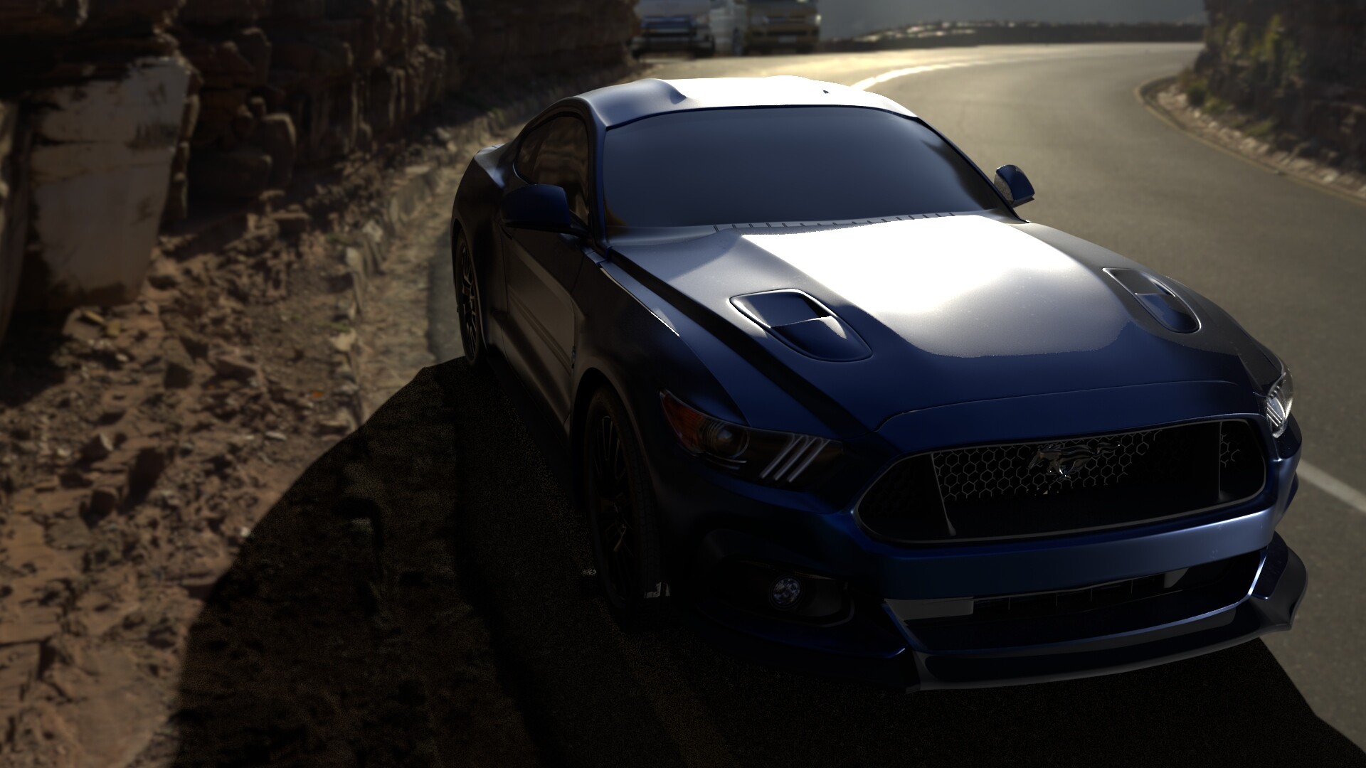 ArtStation - Mustang GT