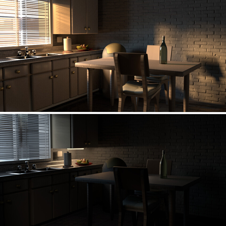 William Condé - Day and Night lighting exercise