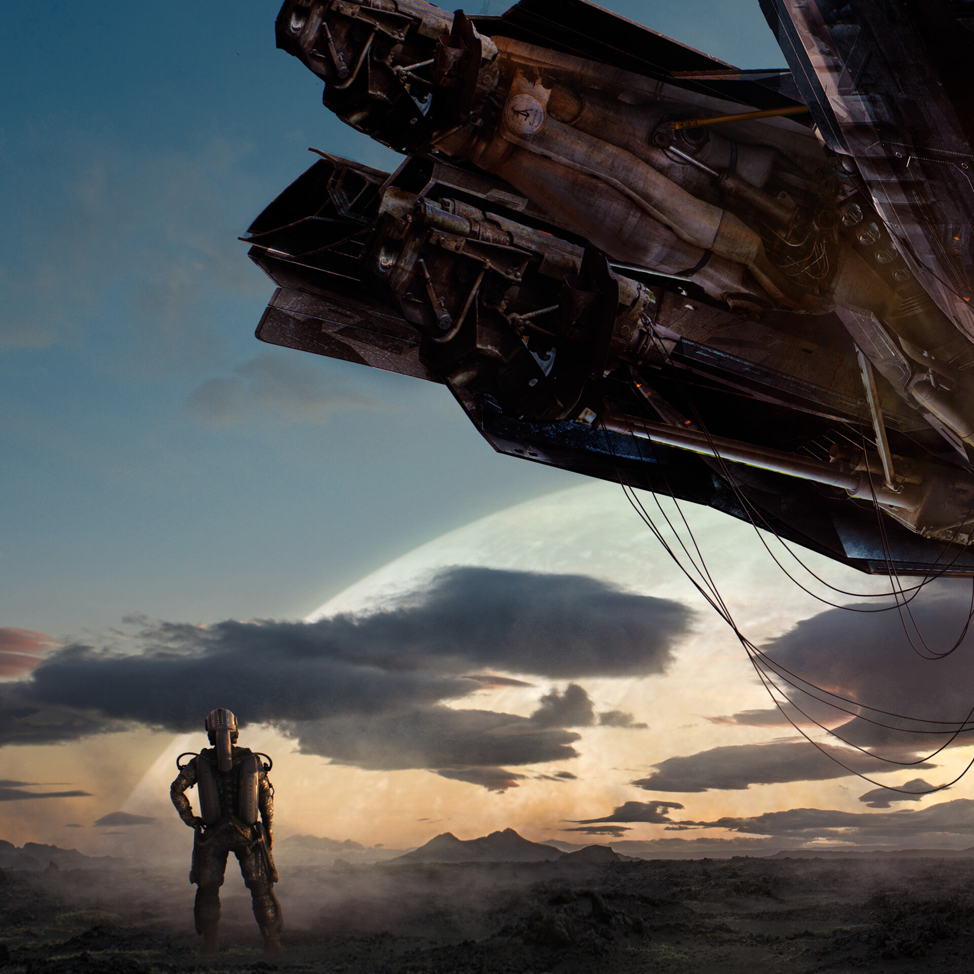 ArtStation - Broken Spaceship