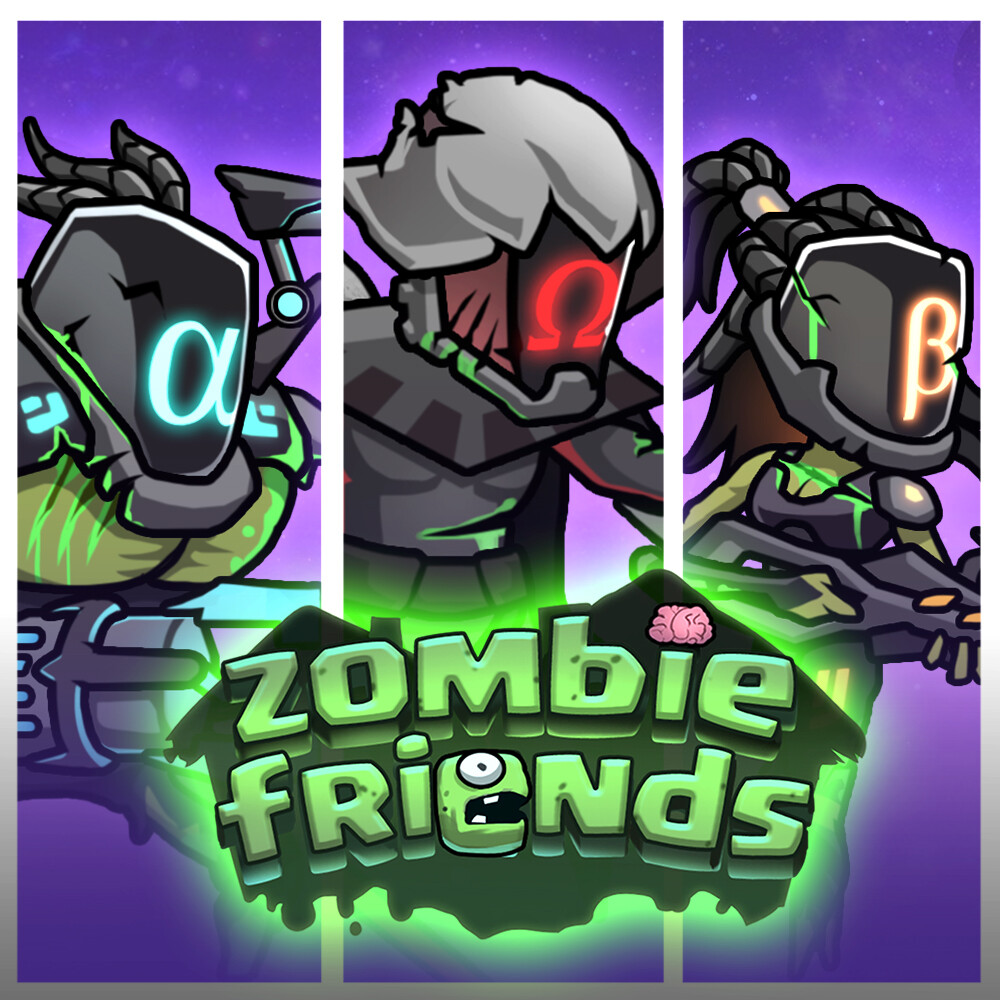ArtStation - Zombie Friends Idle_Space Faction