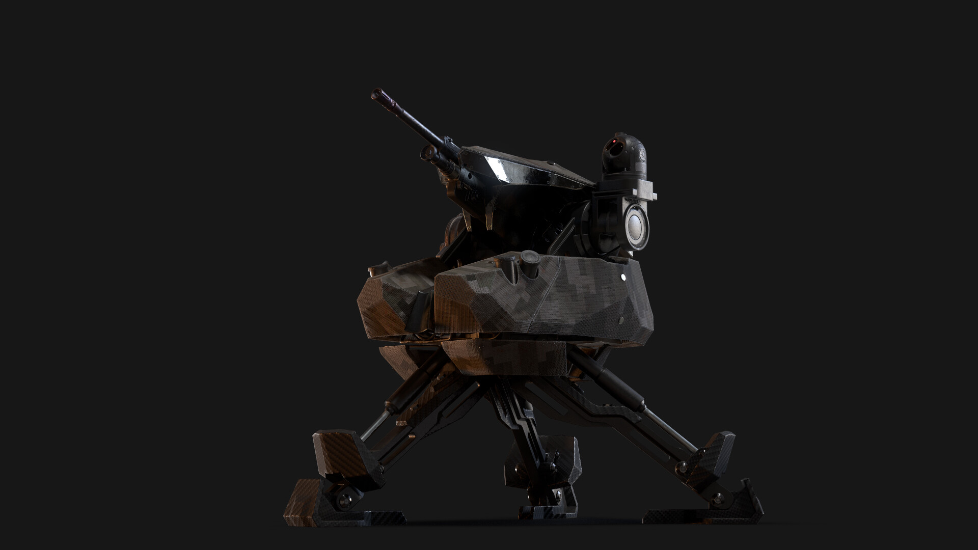 ArtStation - M.A.D.S. 249 automatic turret