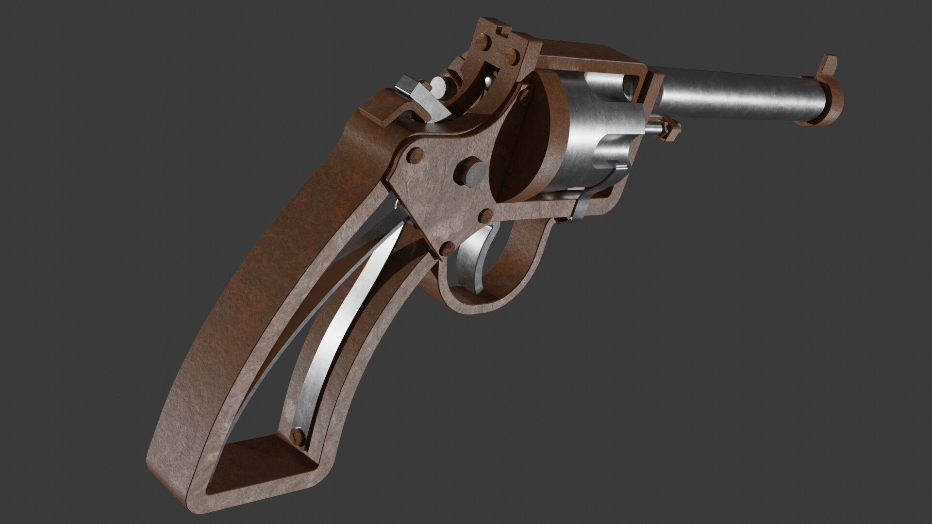 ArtStation - Scrap 357 magnum revolver