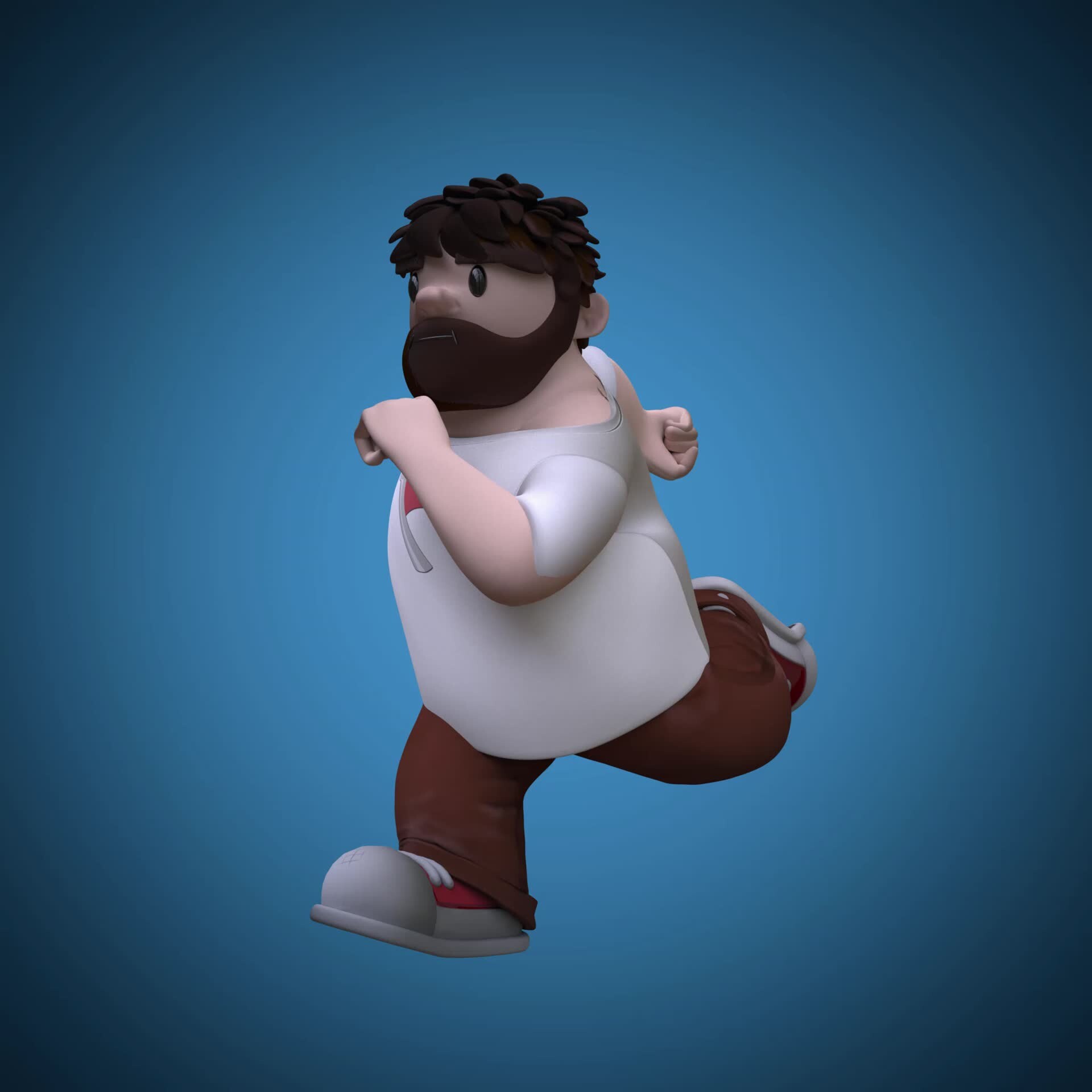 ArtStation - "Ham" run cycle