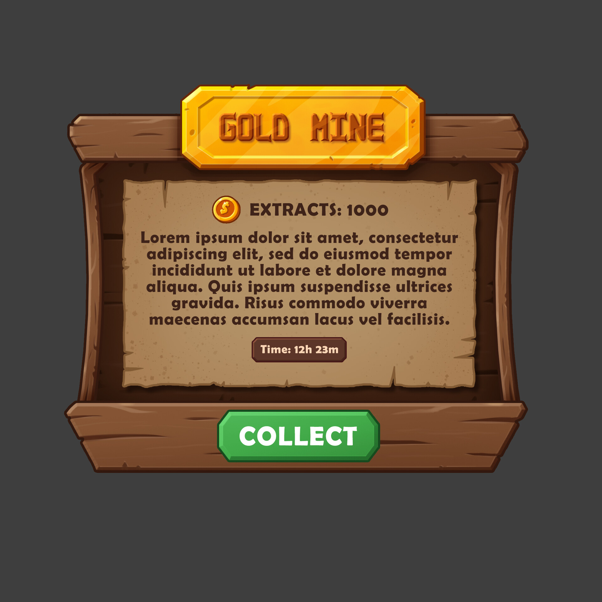 ArtStation - Popup UI casual mobile game