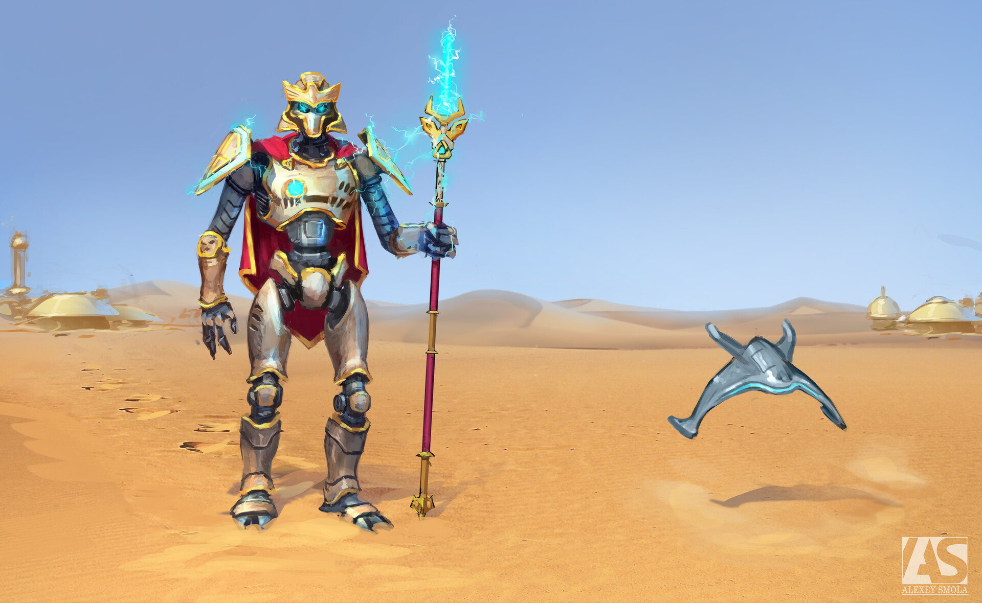 ArtStation - metal desert guard