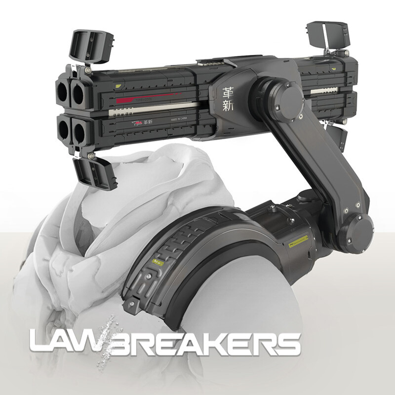 ArtStation - Lawbreakers | Anvil Rocket Launcher, Ethan Evans