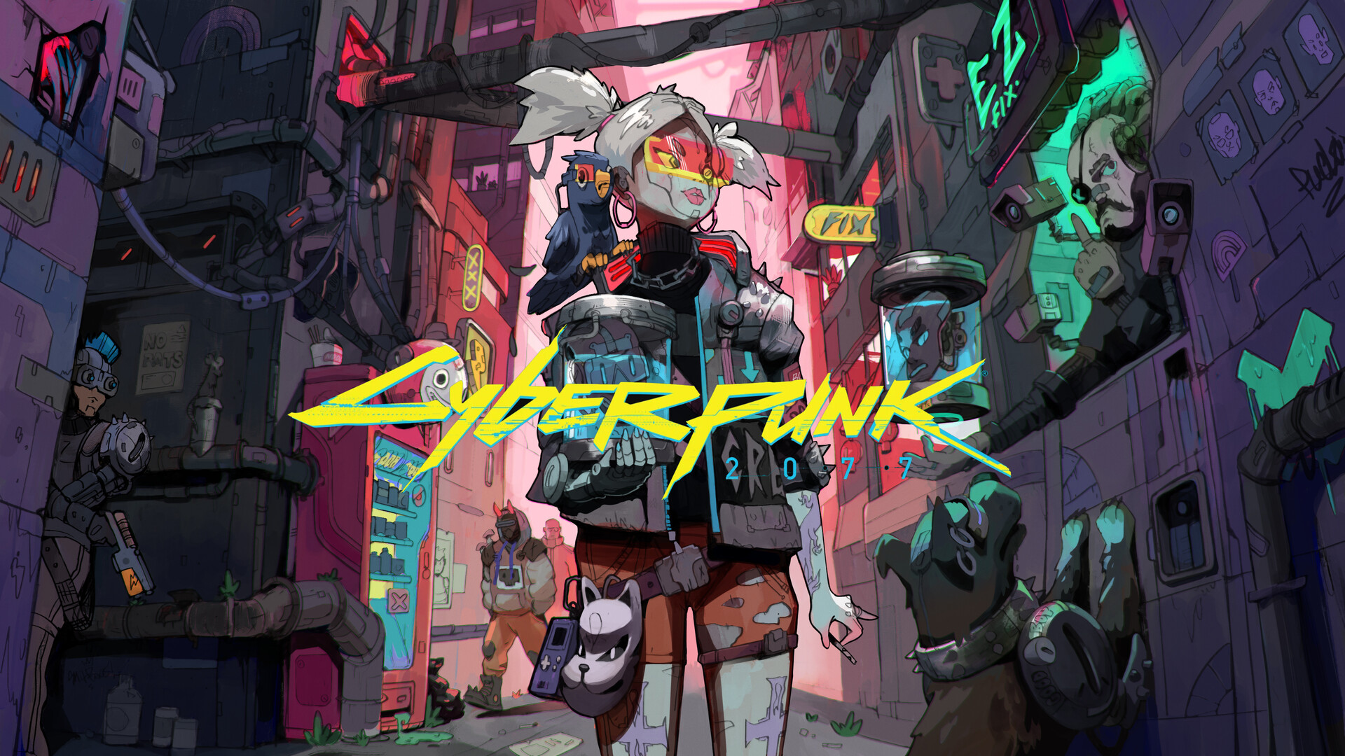 ArtStation - Cyberpunk 2077 illustration contest
