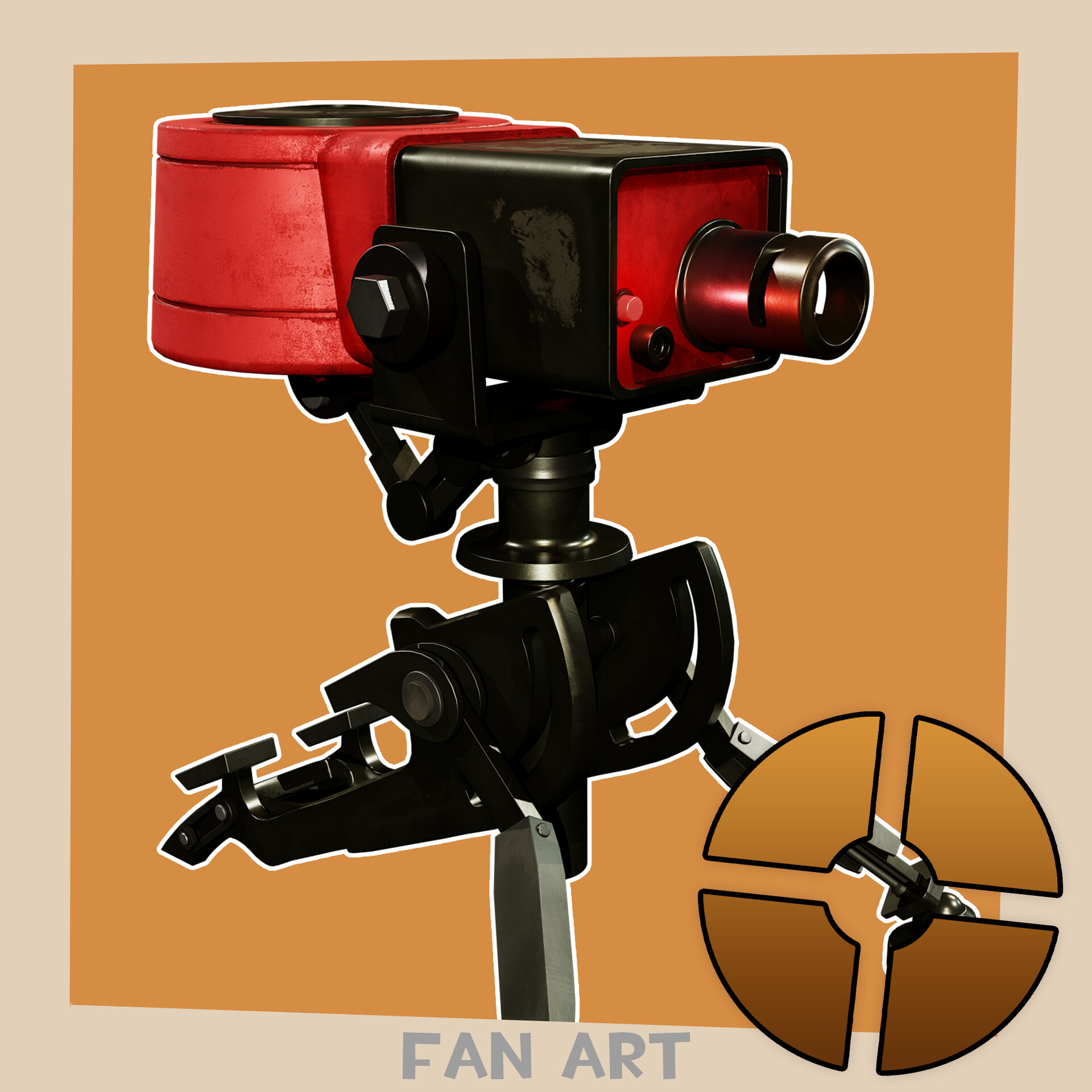 ArtStation - TF2 Sentry Gun Remastered