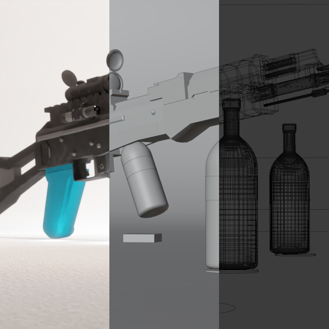 ArtStation - Vodka Advertisement Render Breakdown