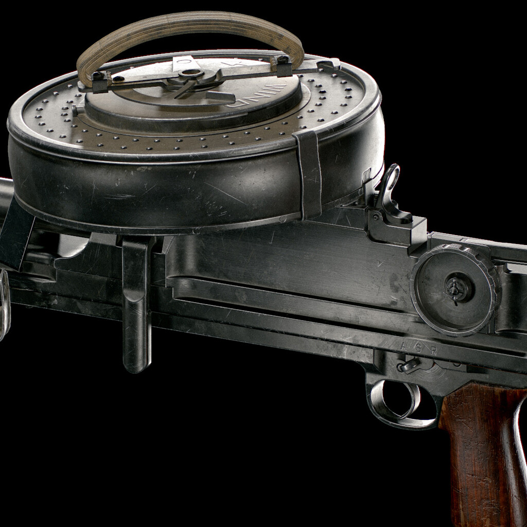 ArtStation - Bren Light Machine Gun