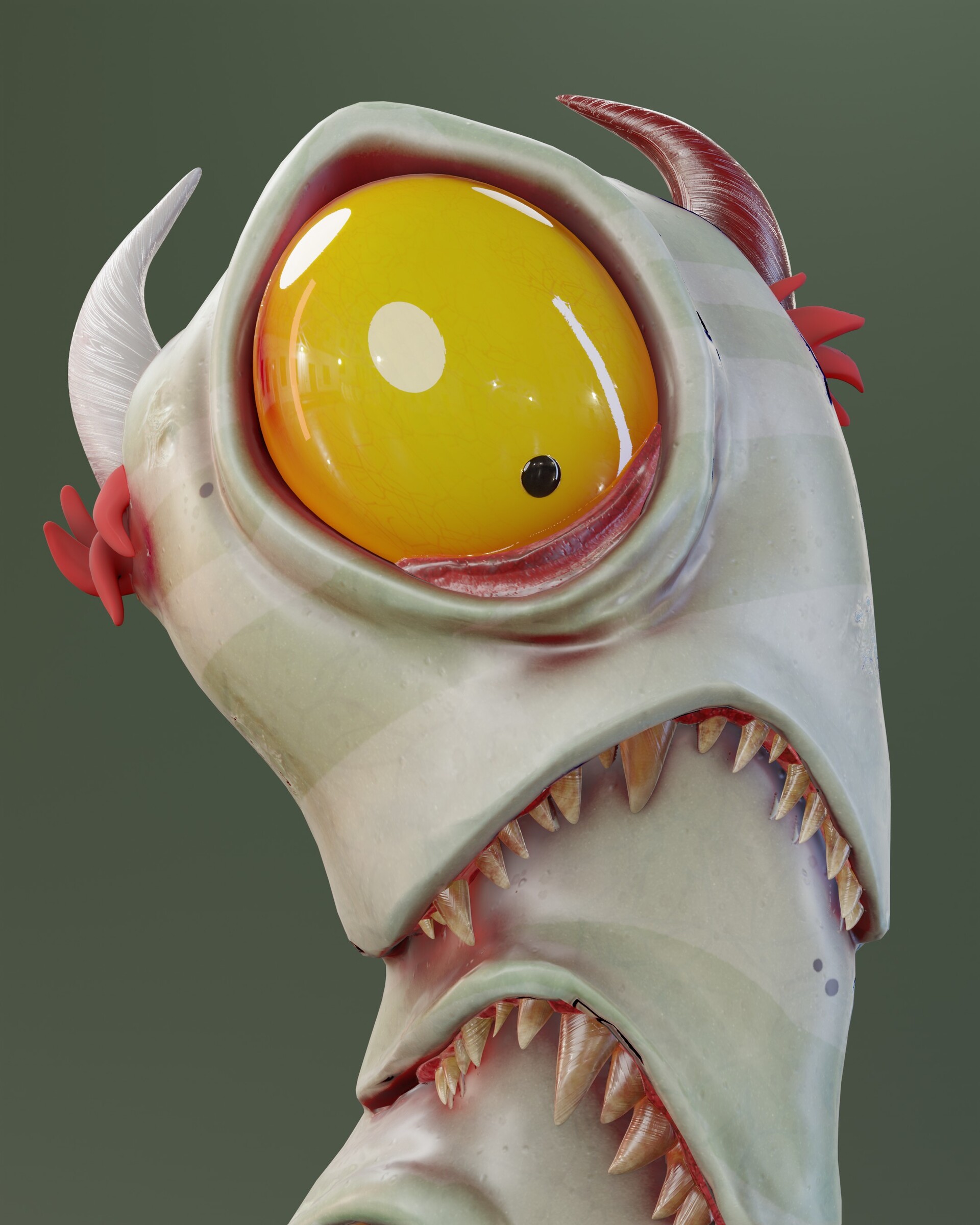 ArtStation - One Eyed Monster - Creature Box Fan Art