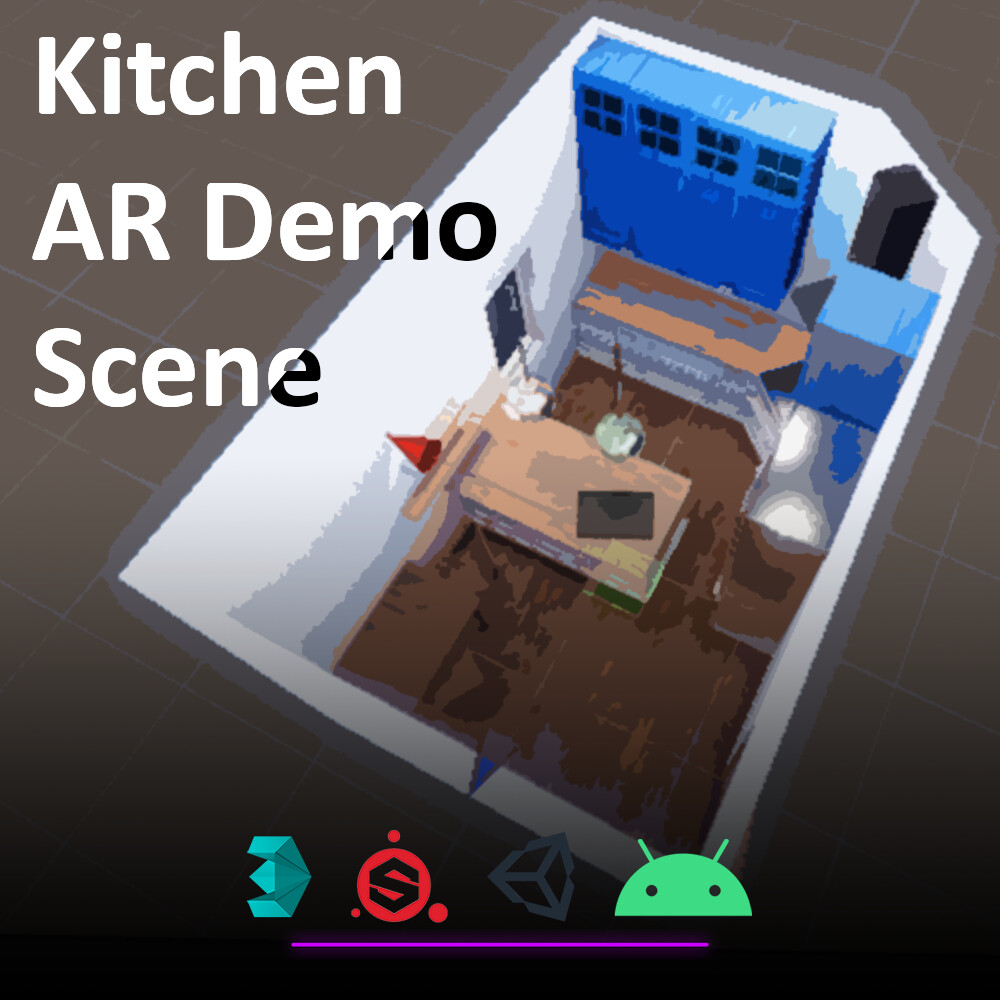 ArtStation - Kitchen AR Demo Scene | 3DS Max | Substance Painter | Unity