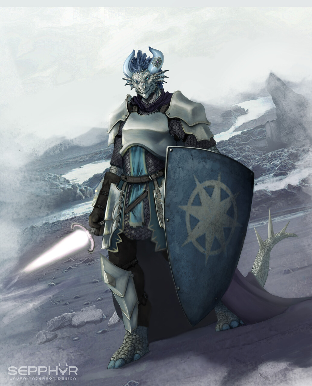 ArtStation - Dragonborn Paladin