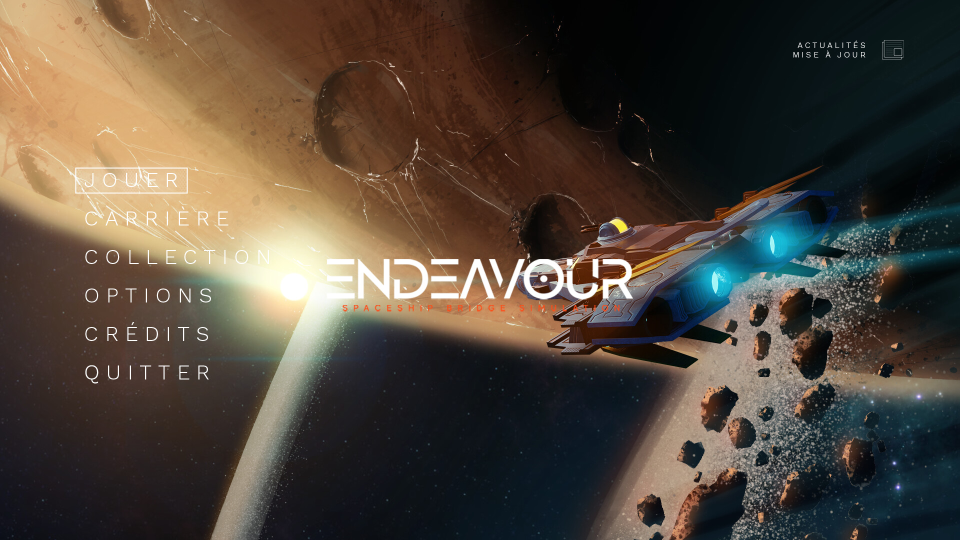 ArtStation - ENDEAVOUR - Main Menu / Lobby / Mission / Collection