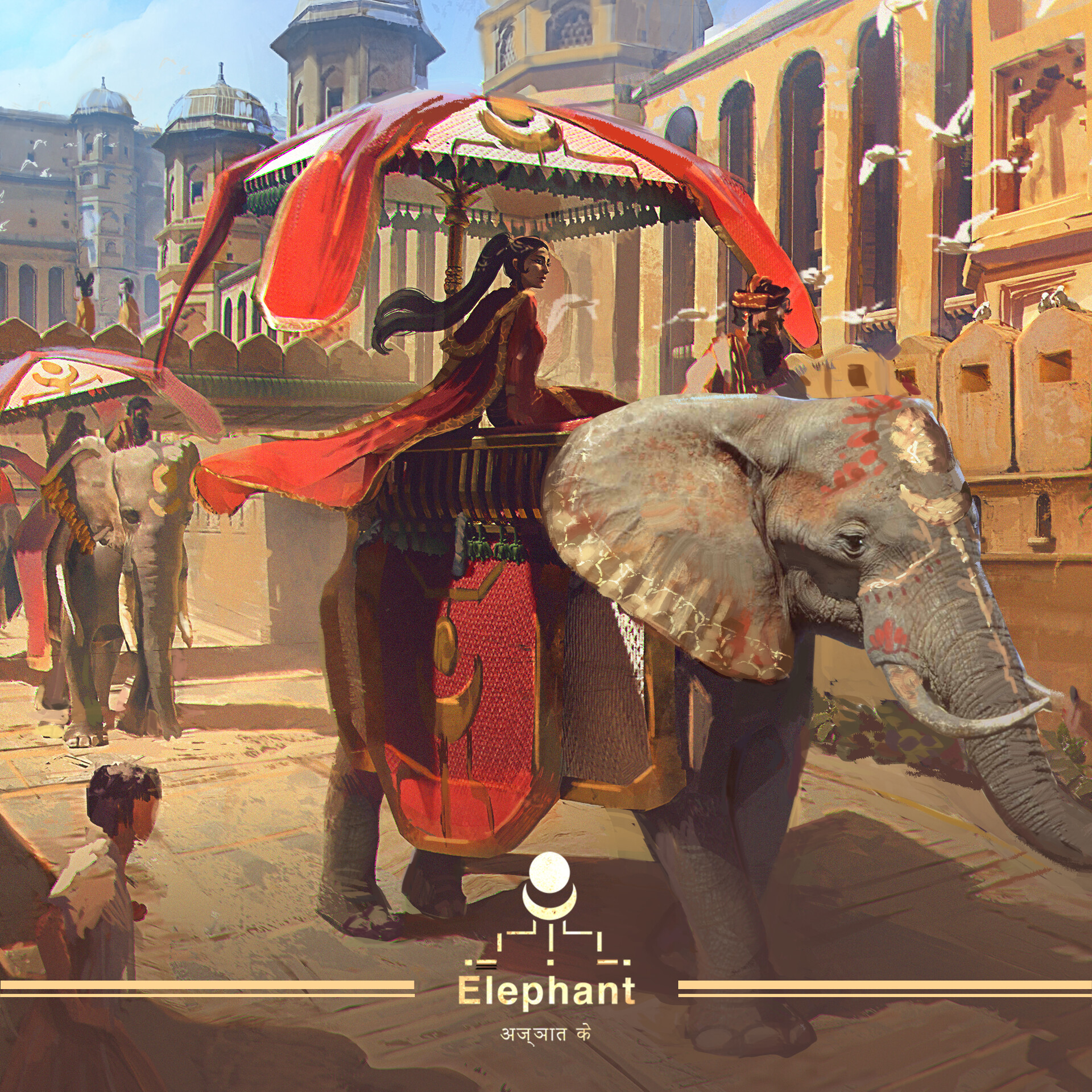 ArtStation - Lady of Elephants