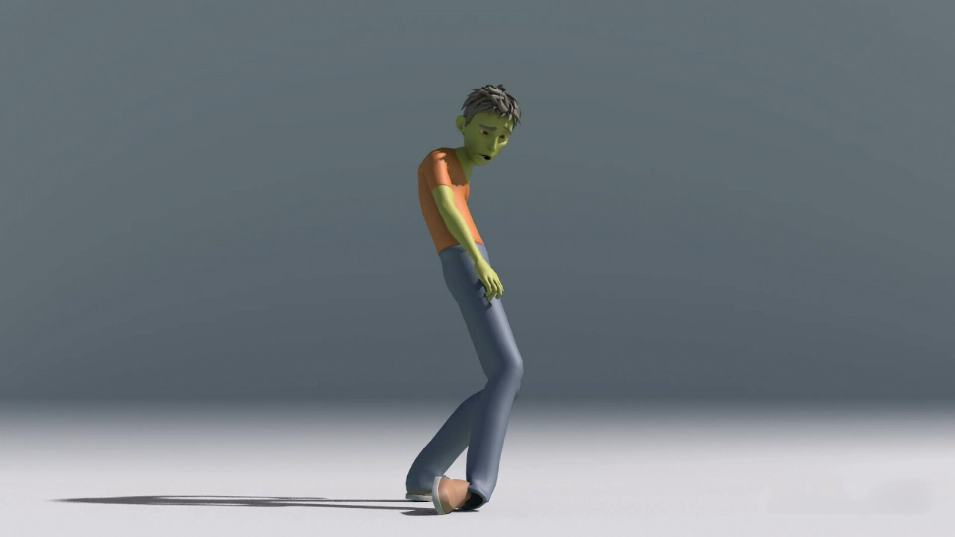 ArtStation - Cartoon Zombie Walk Cycle