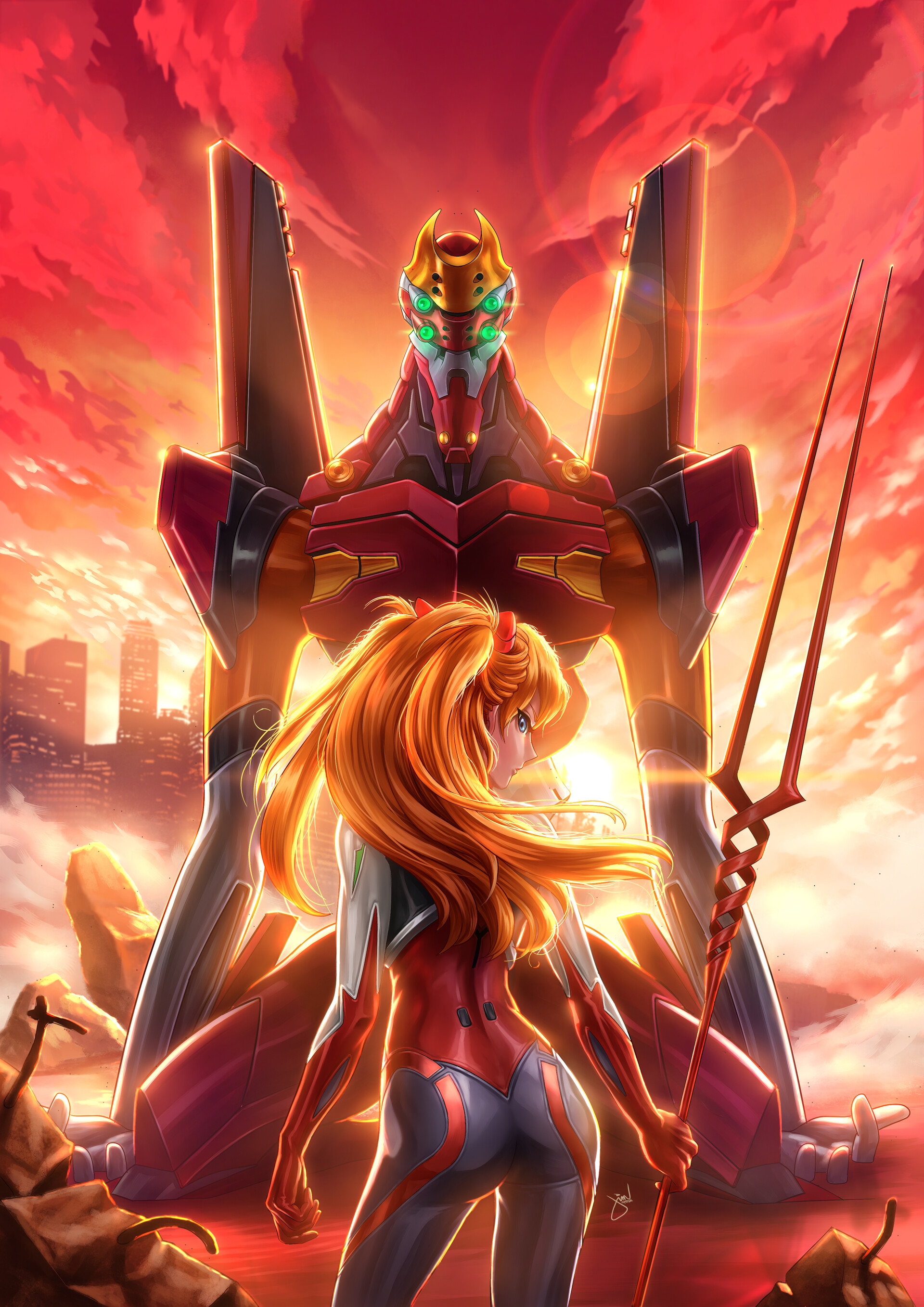 Artstation Asuka Langley Soryu
