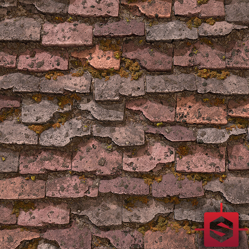 ArtStation - Creepy roof tile