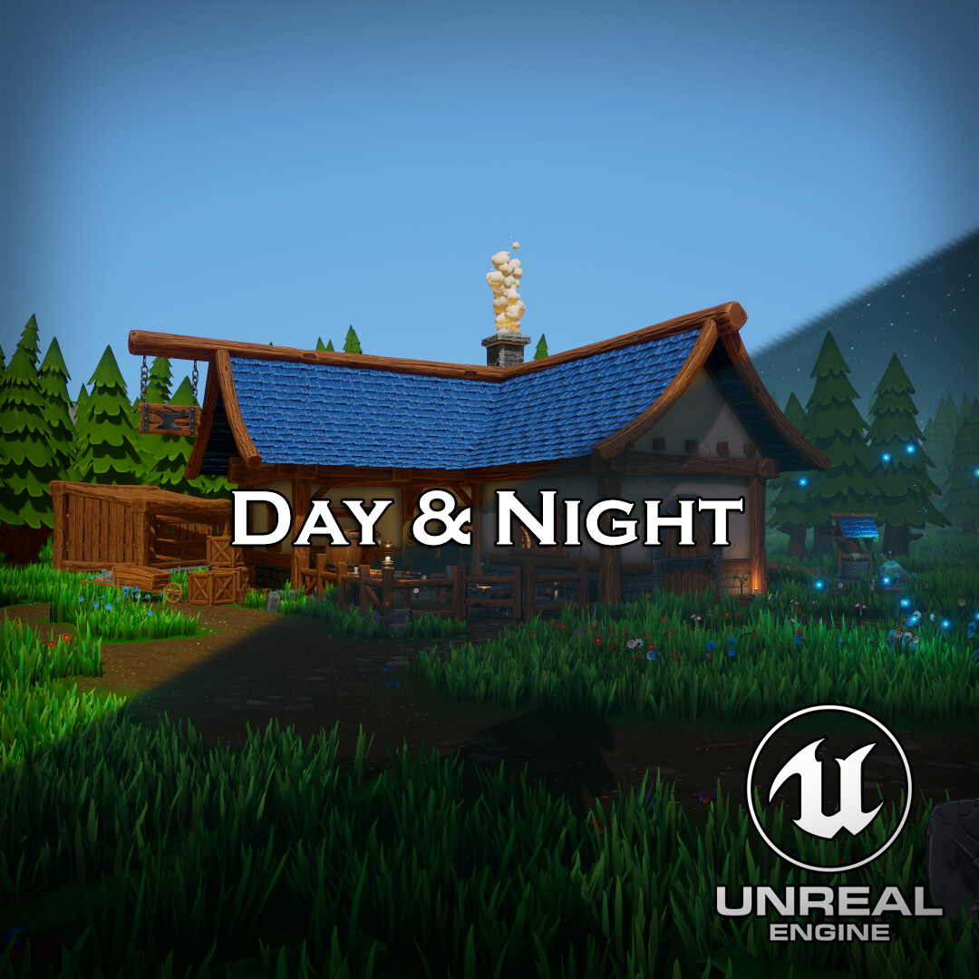 ArtStation - Stylized Day & Night