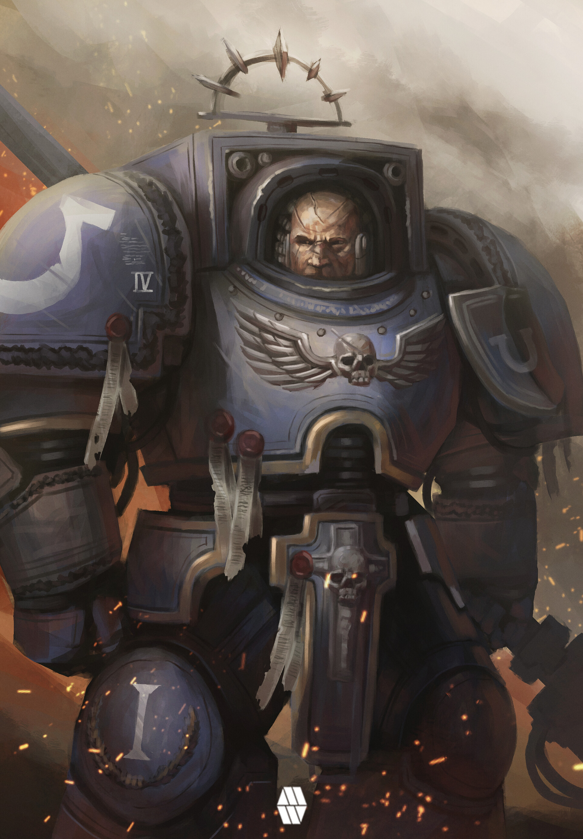 ArtStation - A space Marine Calls 02- Personal Projects