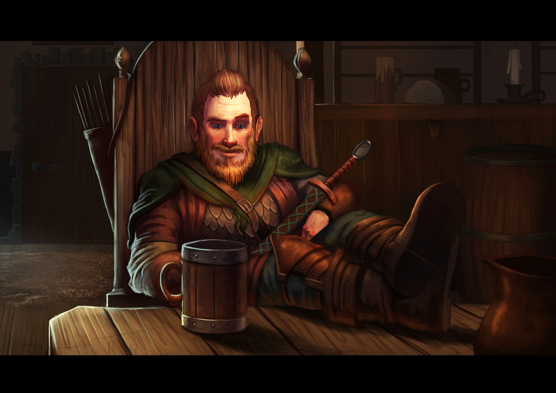 ArtStation - Dwarf Adventurer