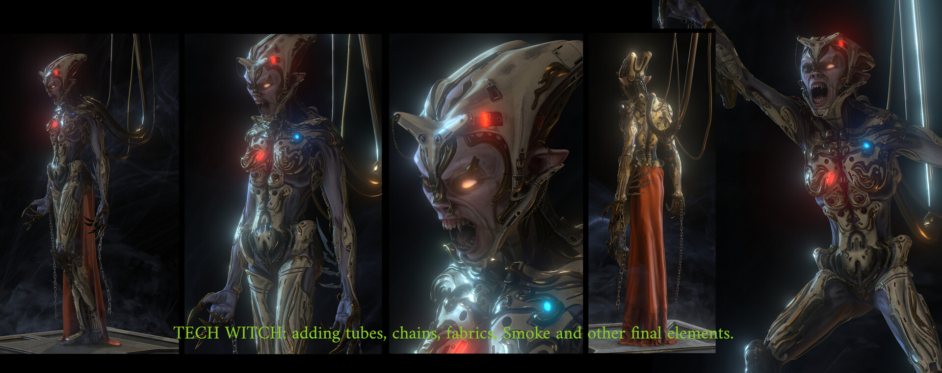 ArtStation - CC Digital Human Contest 2020: "TECH WITCH"