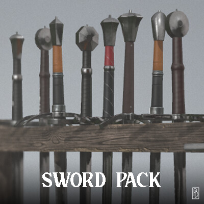ArtStation - Modular Medieval Swords Pack