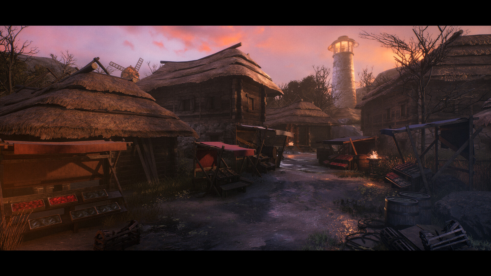 ArtStation - Medieval village lighting