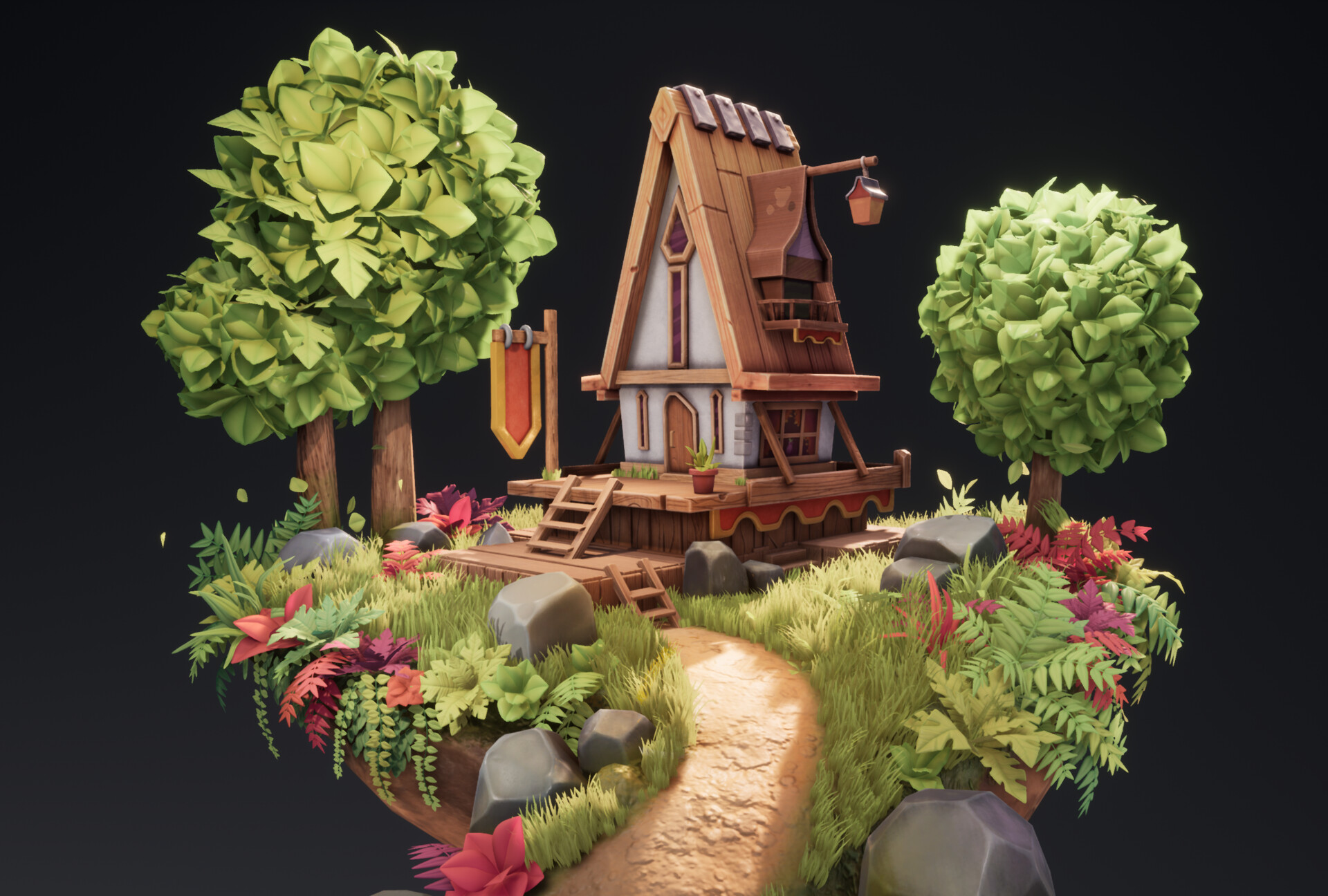 ArtStation - House Diorama