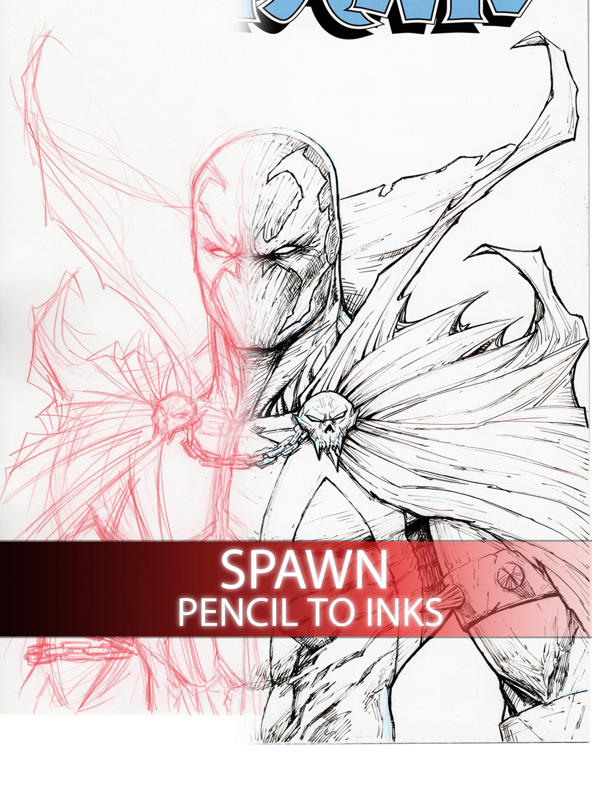 ArtStation - Spawn art comission on limited edition Spawn mexican edition.