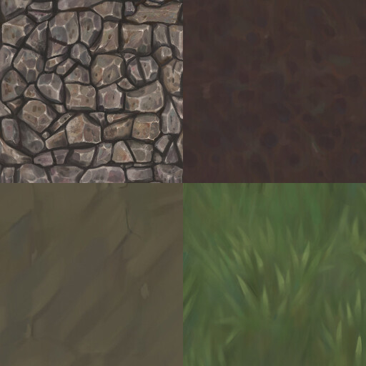 ArtStation - Hand Painted Tiling Textures