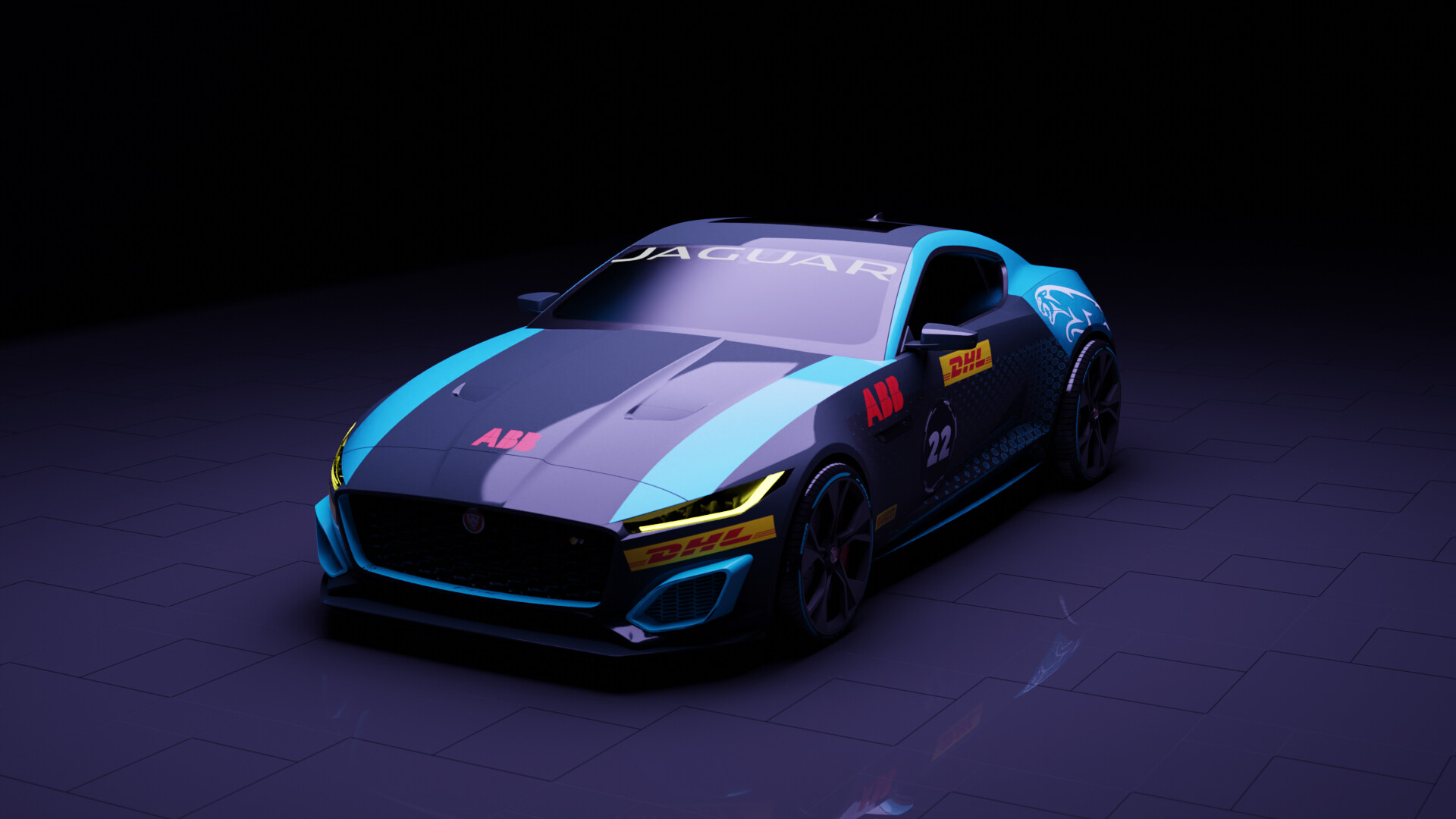 ArtStation - Jaguar F-Type Racing Livery
