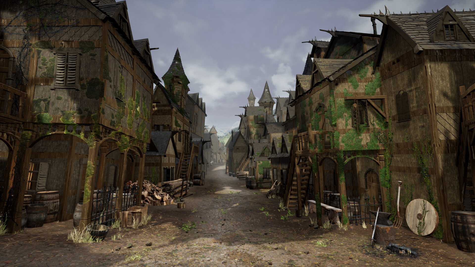 ArtStation - Procedural Medieval Houses