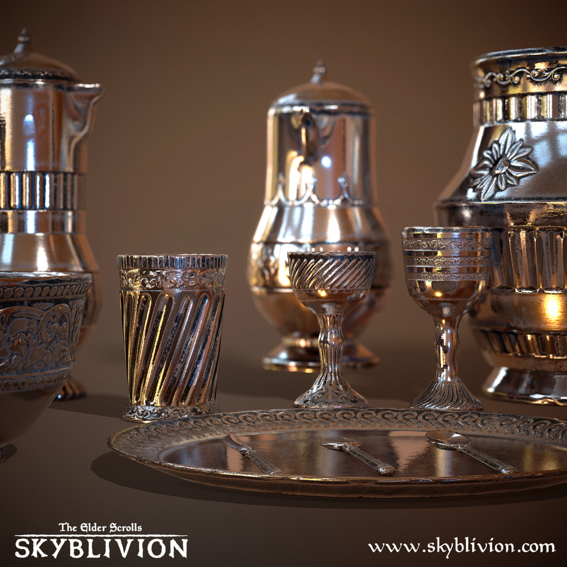 ArtStation - Medieval Silverware