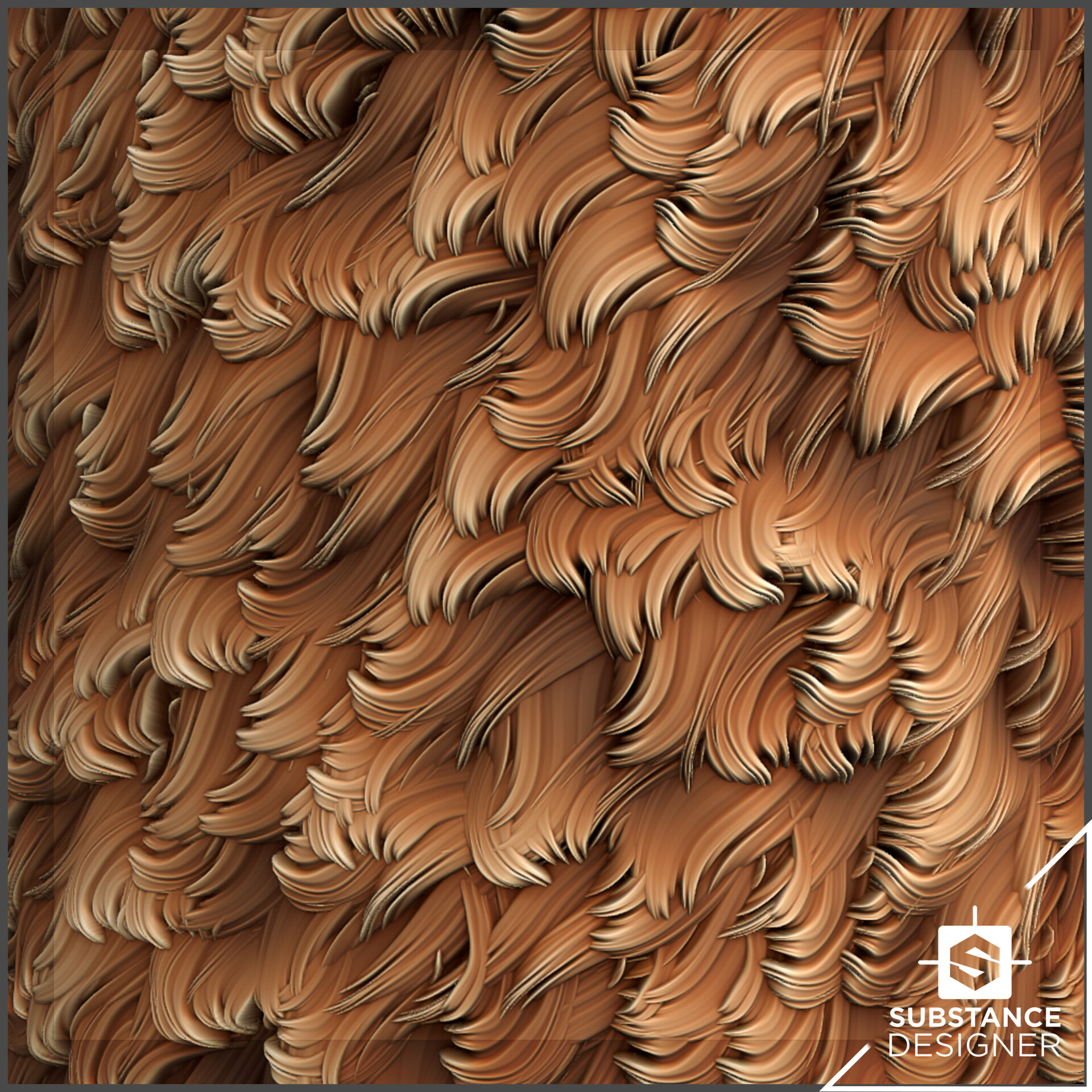 ArtStation - Stylised Fur Material