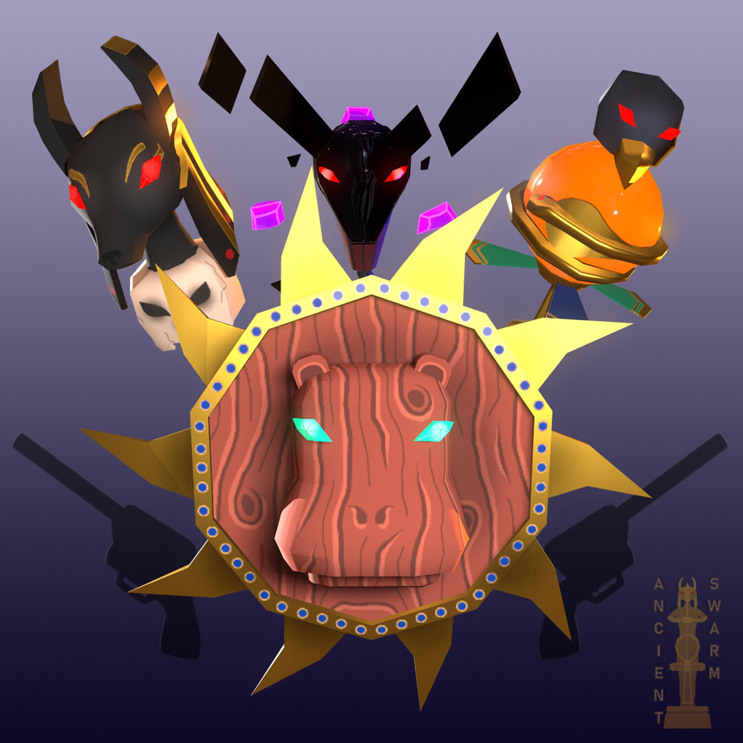 ArtStation - Weapons - Ancient Swarm