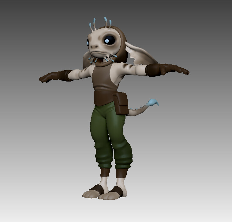 ArtStation - SciFi Goblin character