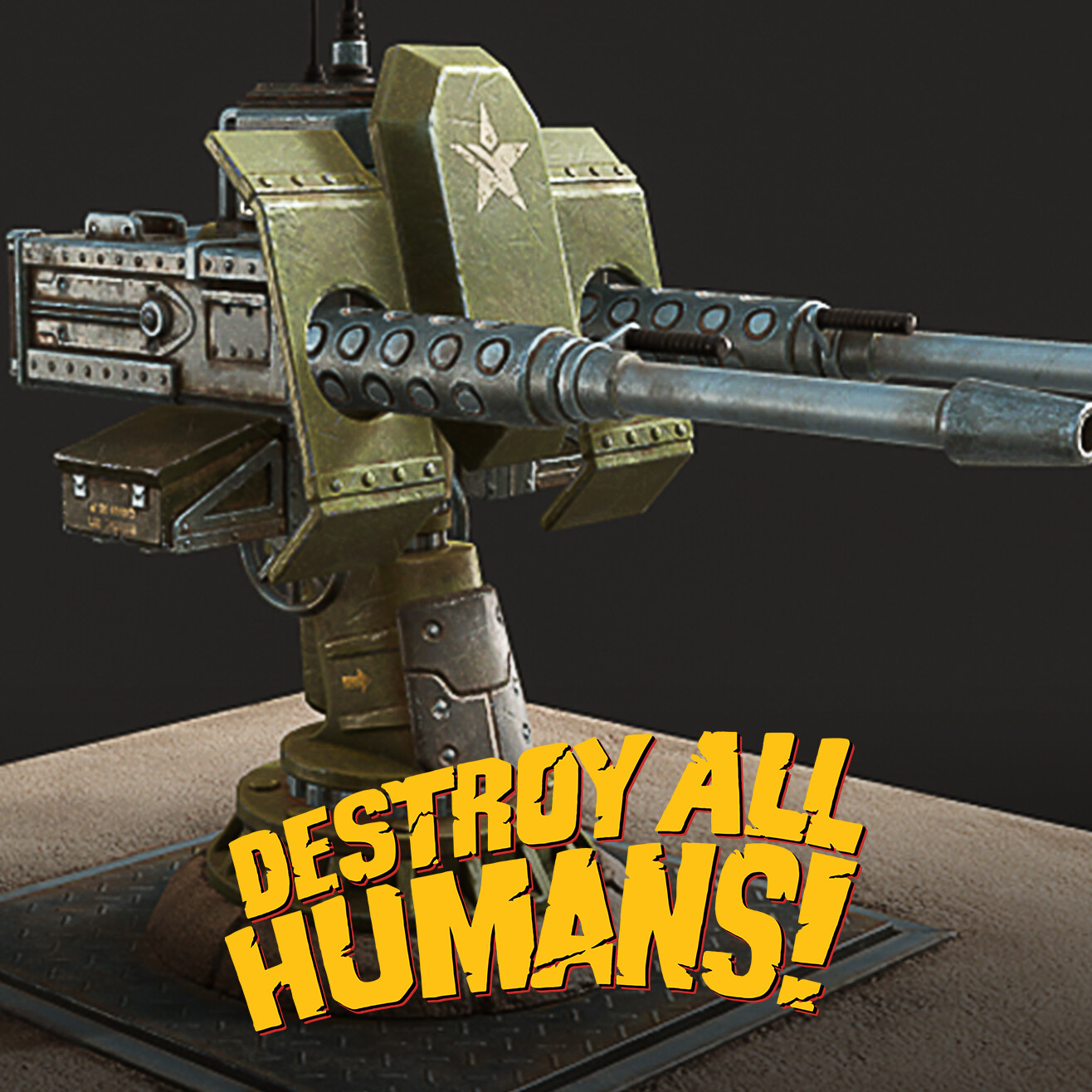 ArtStation - Sentry Gun