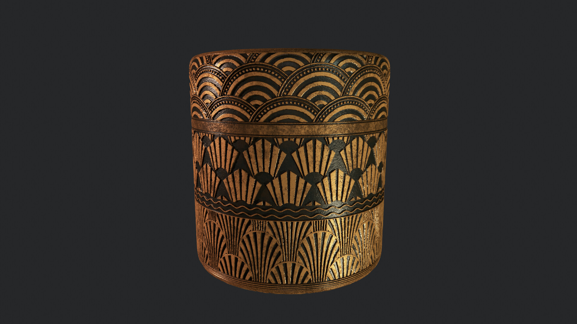 ArtStation - Art Deco Inspired Trim Material