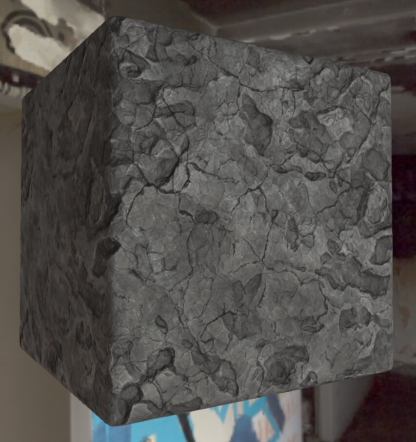 ArtStation - Lava Rock Material Generator