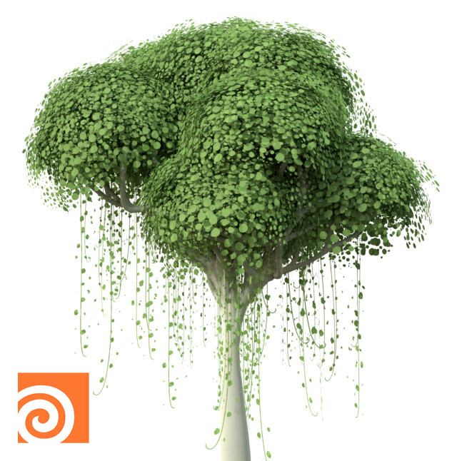 ArtStation - Houdini Tree Test