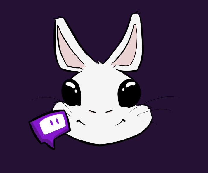 ArtStation - Rabbits for social media. Logo work.