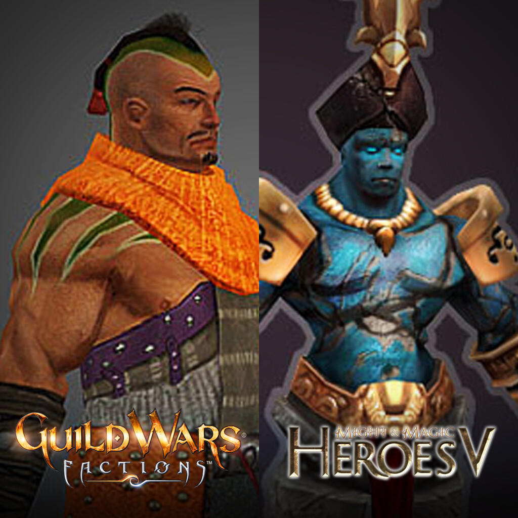 ArtStation - Old School Texturing Guild Wars & Heroes V (2005)