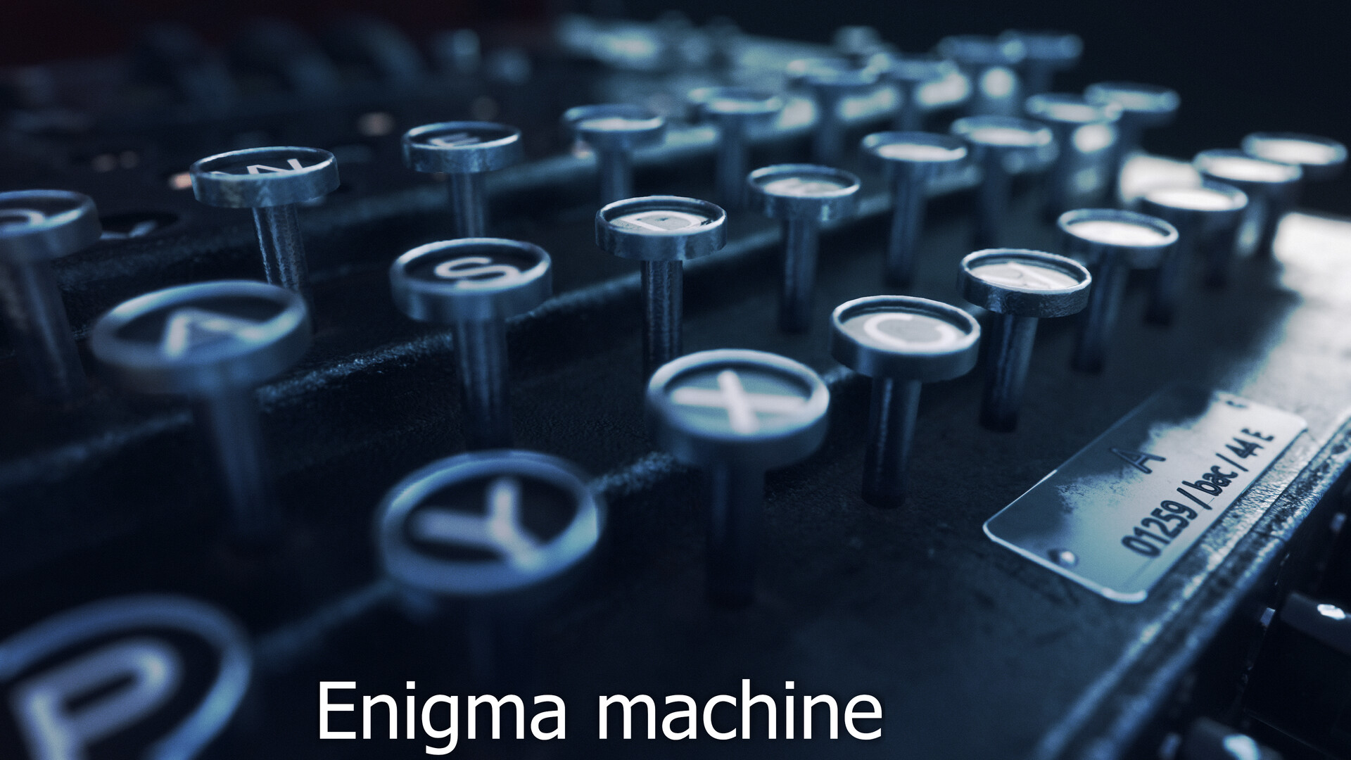 ArtStation - Enigma machine