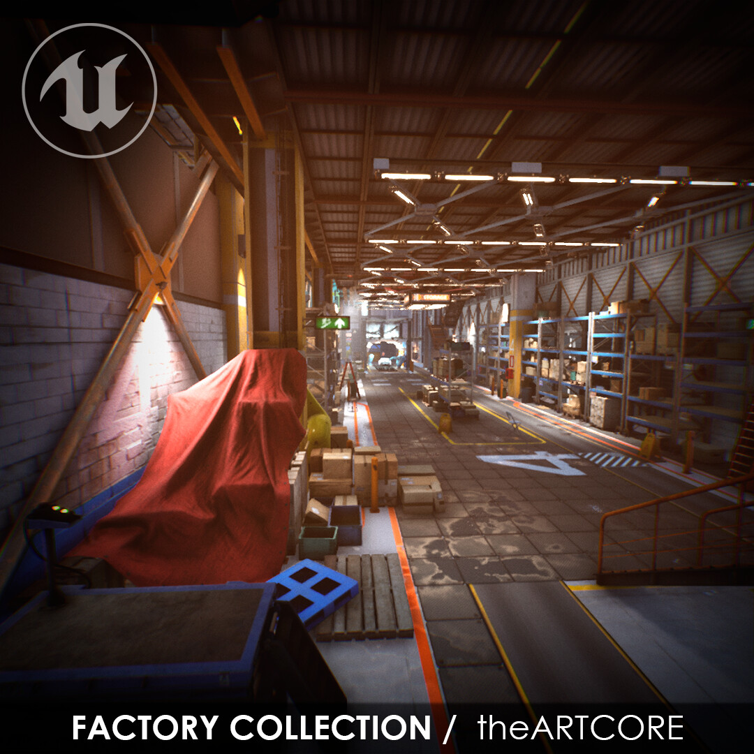 ArtStation - UE4 Factory Environment Collection