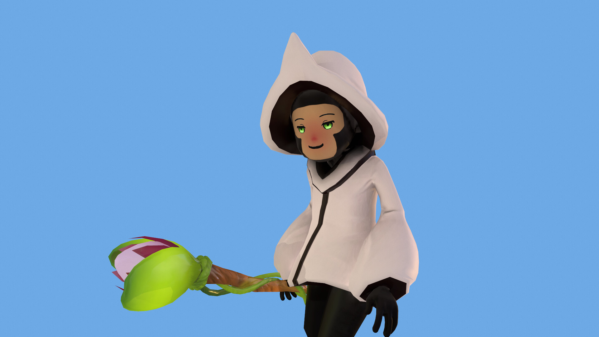 ArtStation - (UPDATED GAME READY) Stylized LowPoly Healer Class for RPG