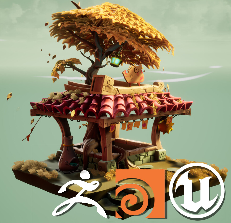 ArtStation - Little Fish shrine